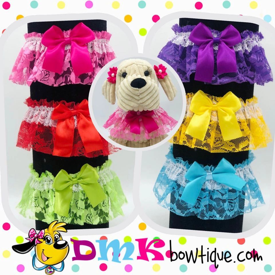 Lace Ruffles for Small to Medium Size Dogs!