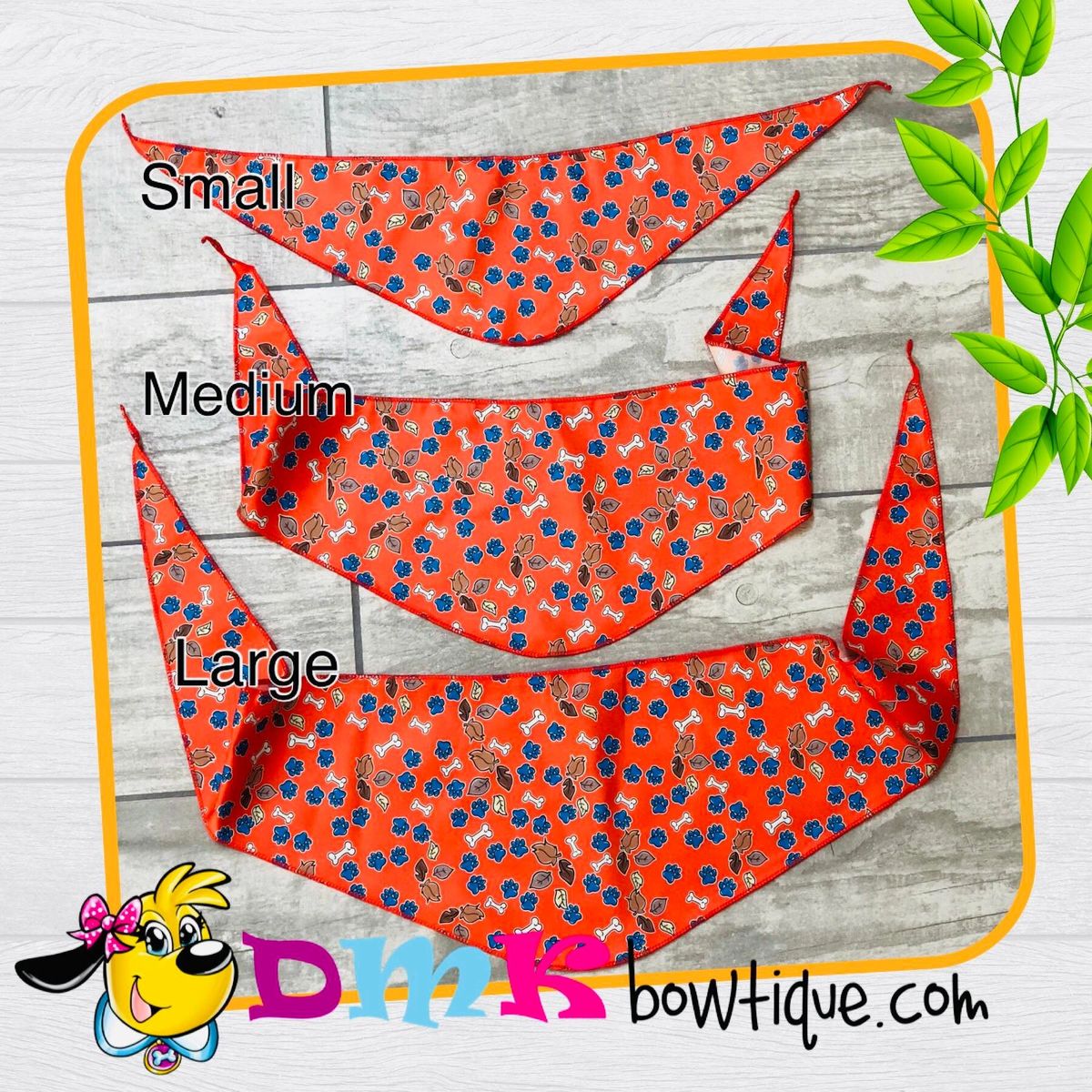 Fall Theme Bandanas - Three Sizes to Select From!!!