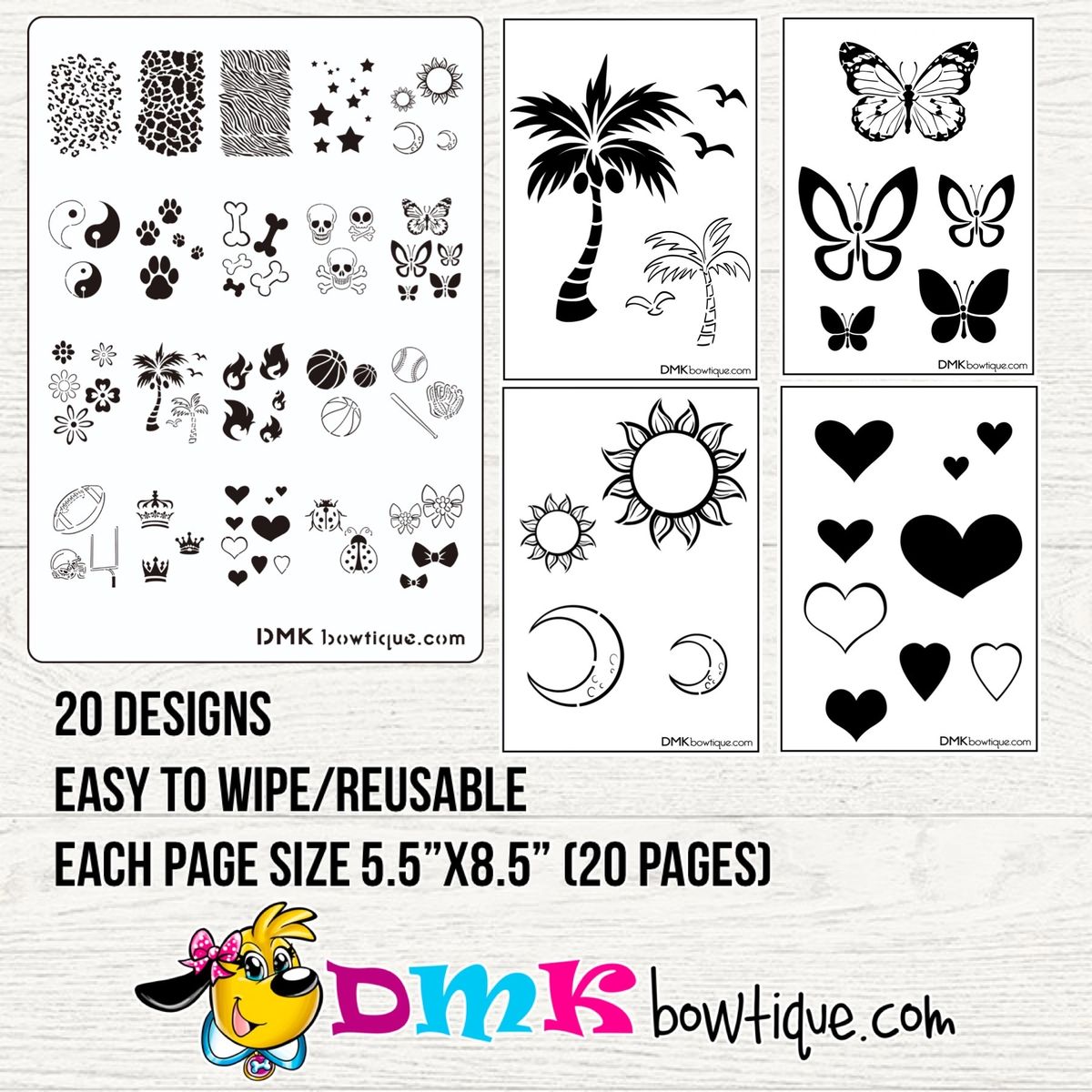 DMK Tattoo Stencil Set #2