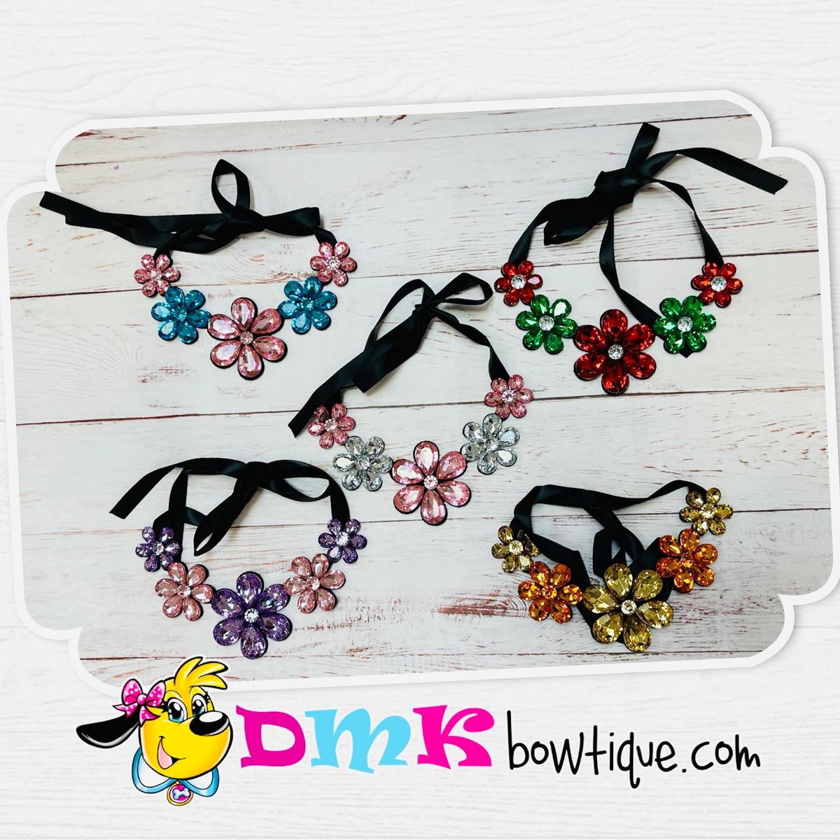 NEW DESIGNS & COLORS!!! Bling Bling Fancy Collars ! One Size Fits All