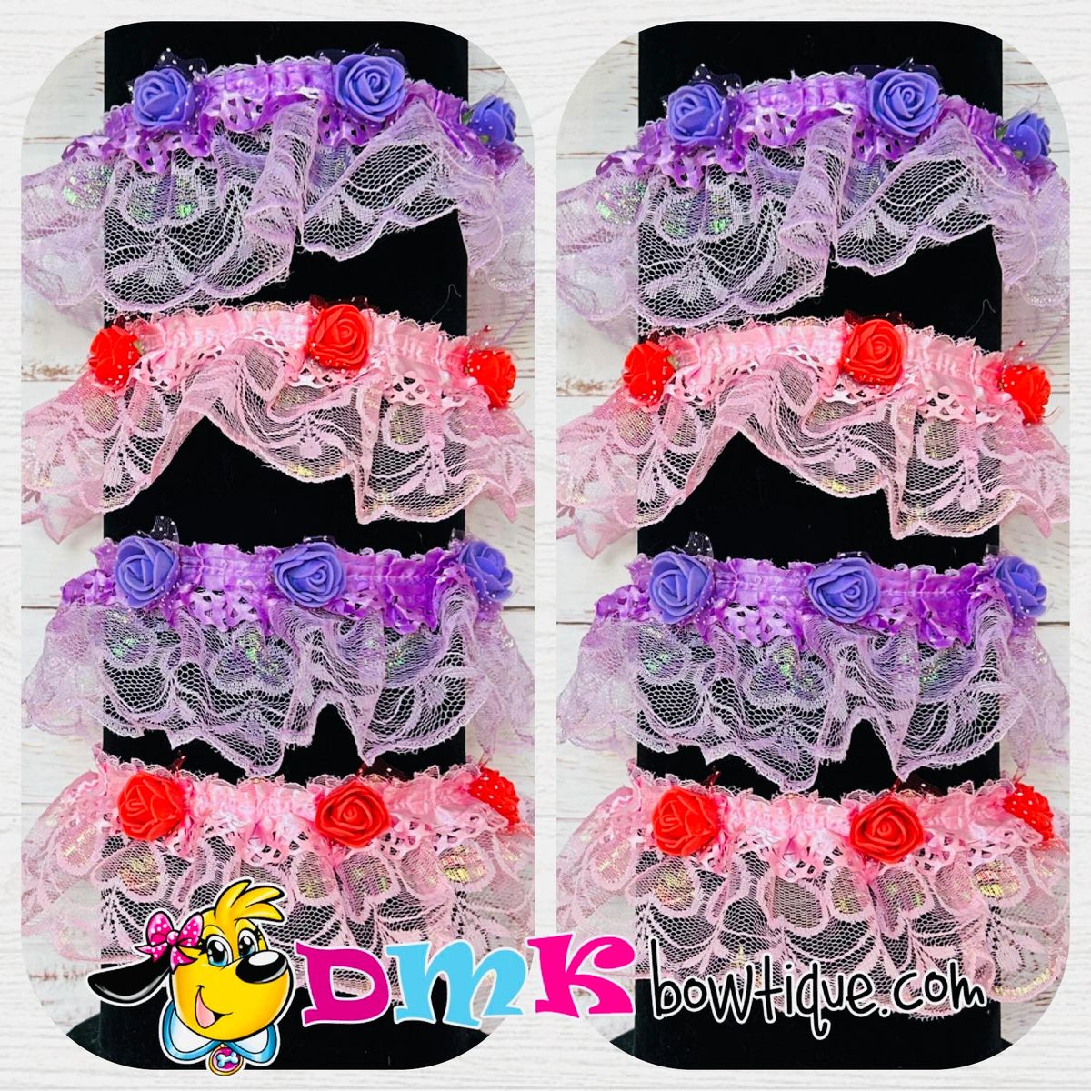 Roses Ruffles with Lace