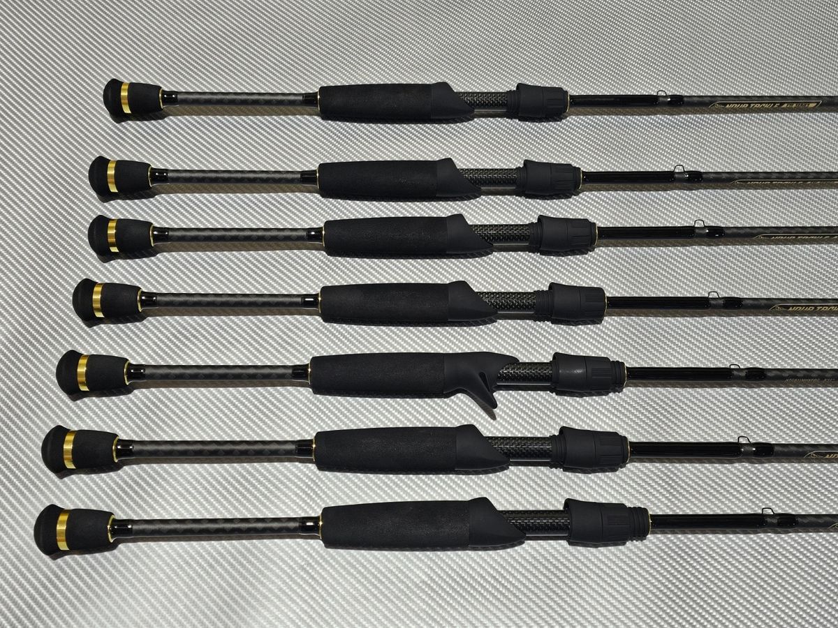 NTC Nova Eye Series Walleye Jigging Rods - Spinning Rods Split Grip Handles