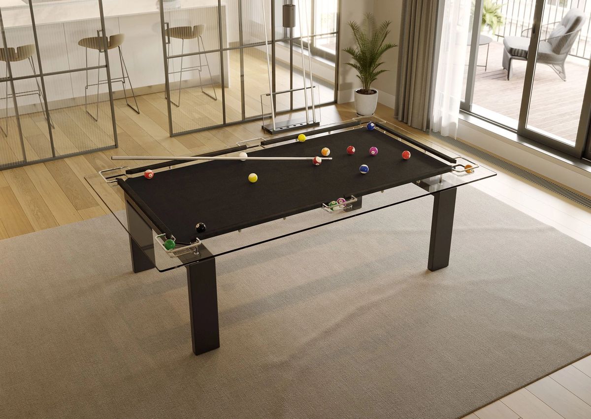 P2 Glass Pool Table