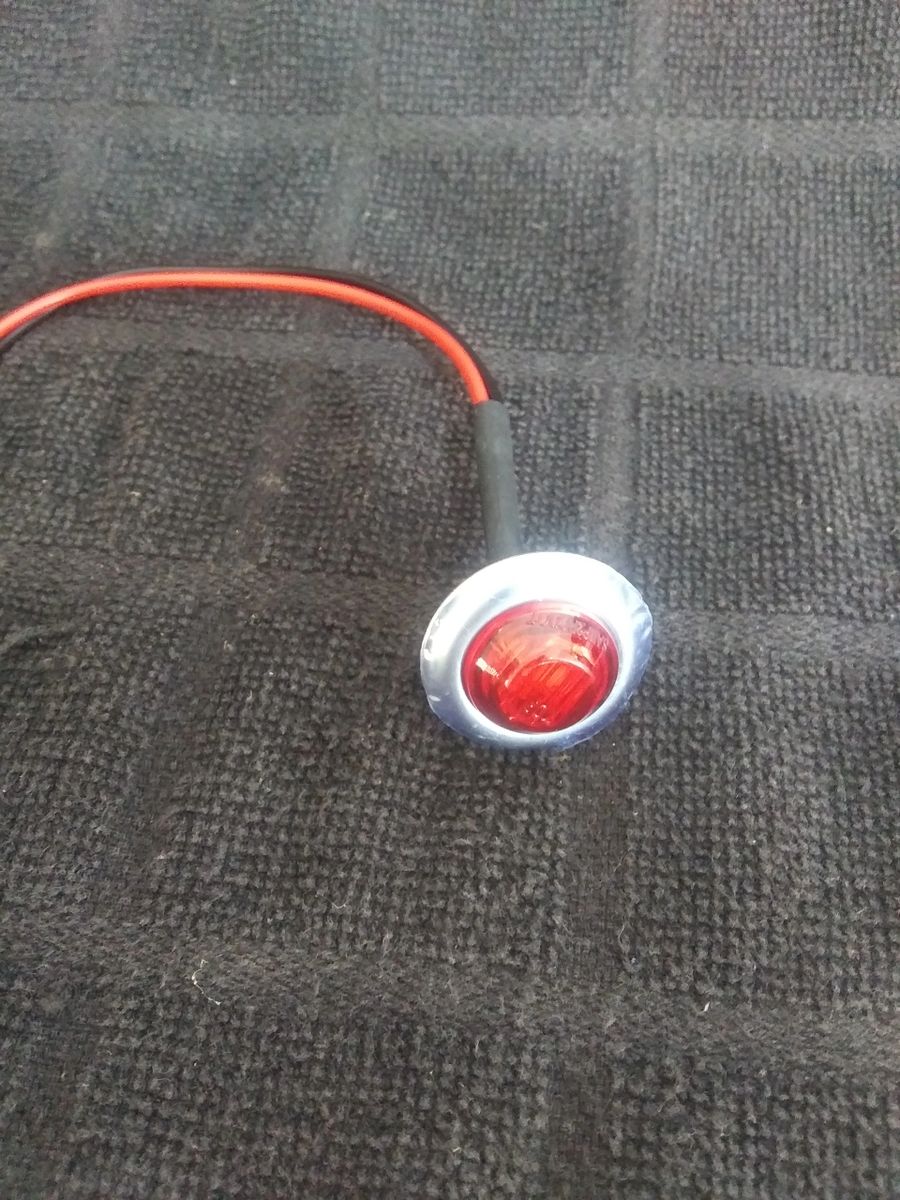 Chrome Bezel Bullet Lights 3/4"