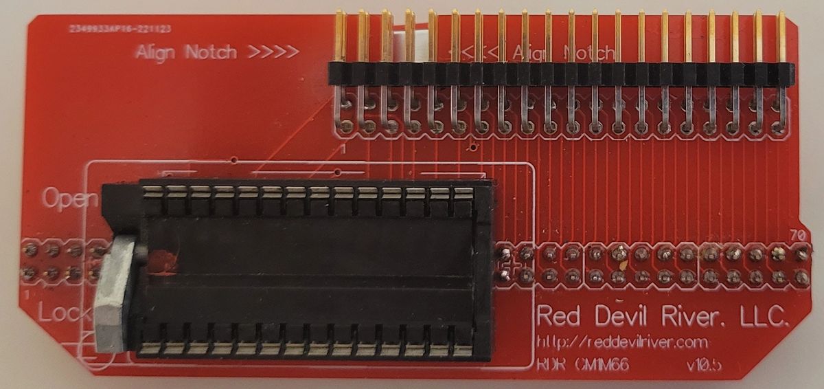 GM ECM MEM/CAL PROM Adapter with ZIF socket