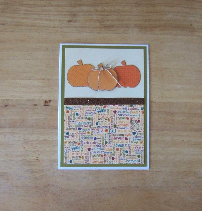 Pick of the Patch Pumpkins/ Autumn Card
