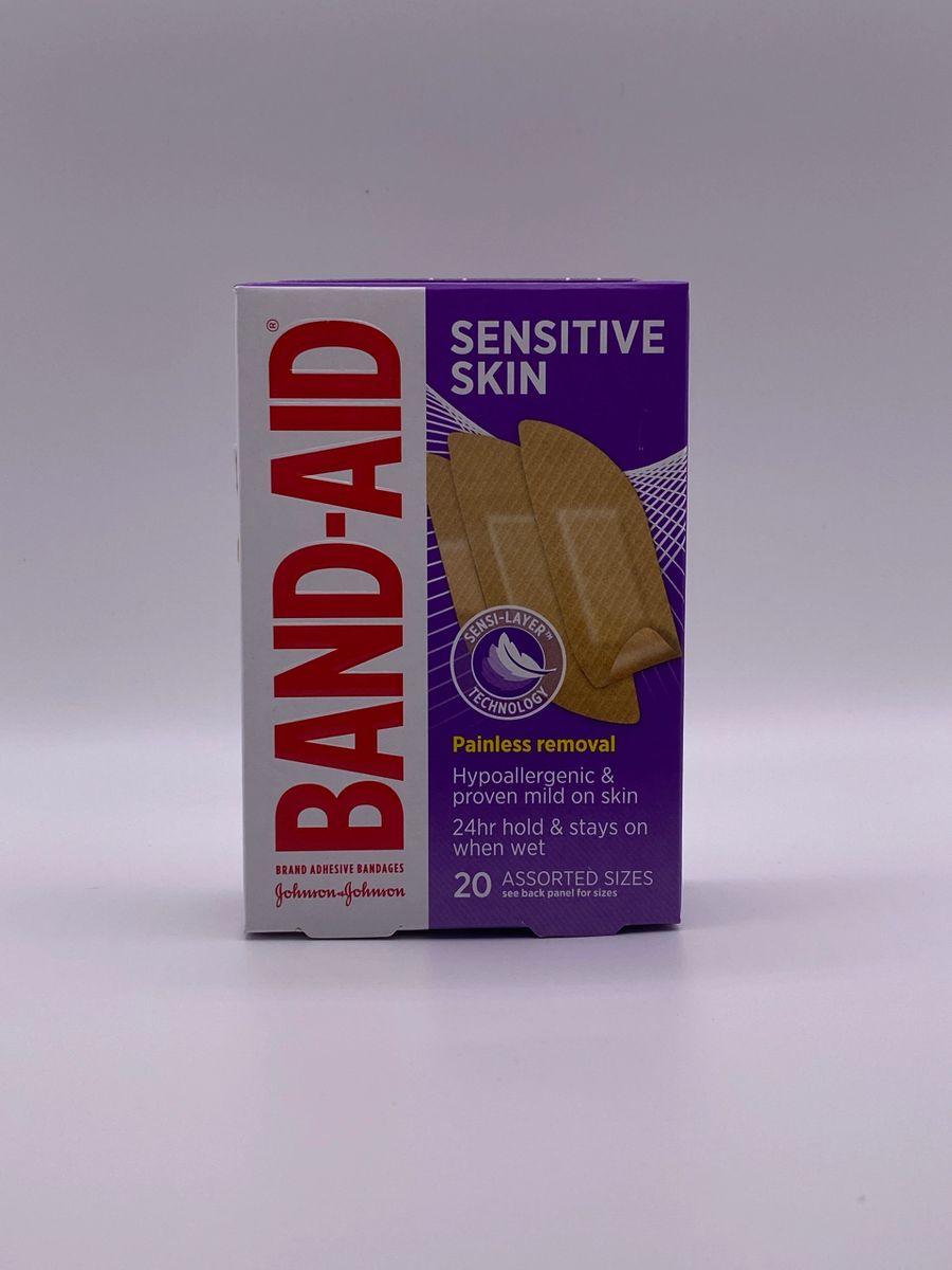 Band-Aid Sensitive Skin 20 Assorted Sizes
