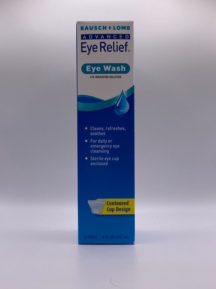 Advanced Eye Relief Eye Wash with Contoured Cup Design