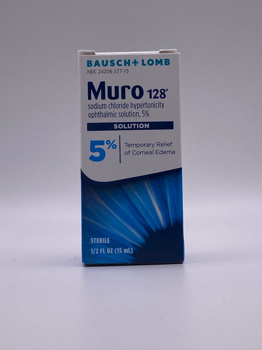 Muro 128 Solution 5% Temporary Relief of Corneal Edema