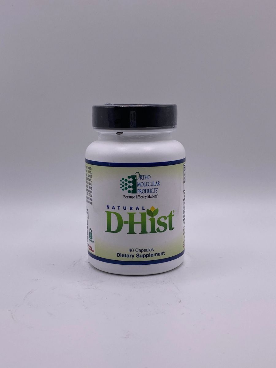 Ortho Molecular Products Natural D-Hist 40 Capsules