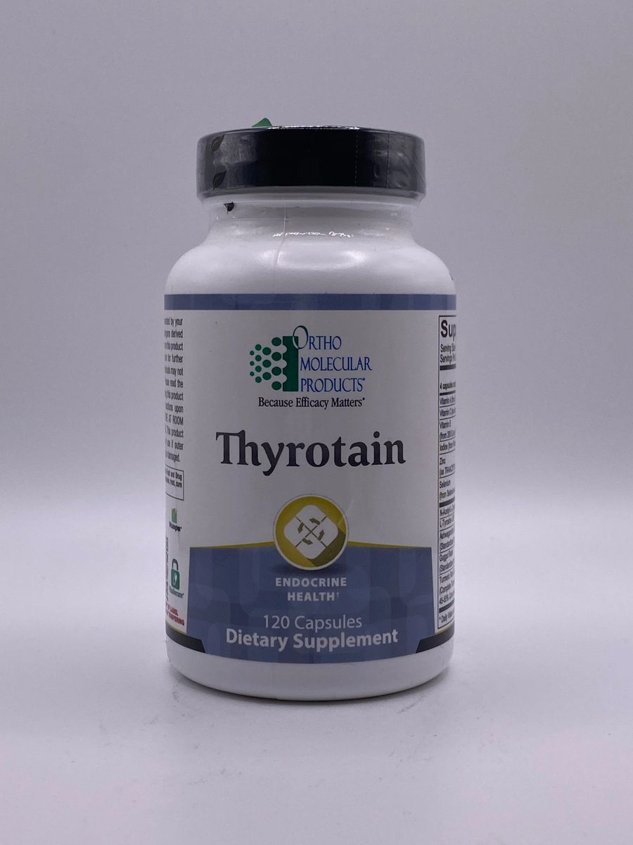 Ortho Molecular Products Thyrotain 120 Capsules