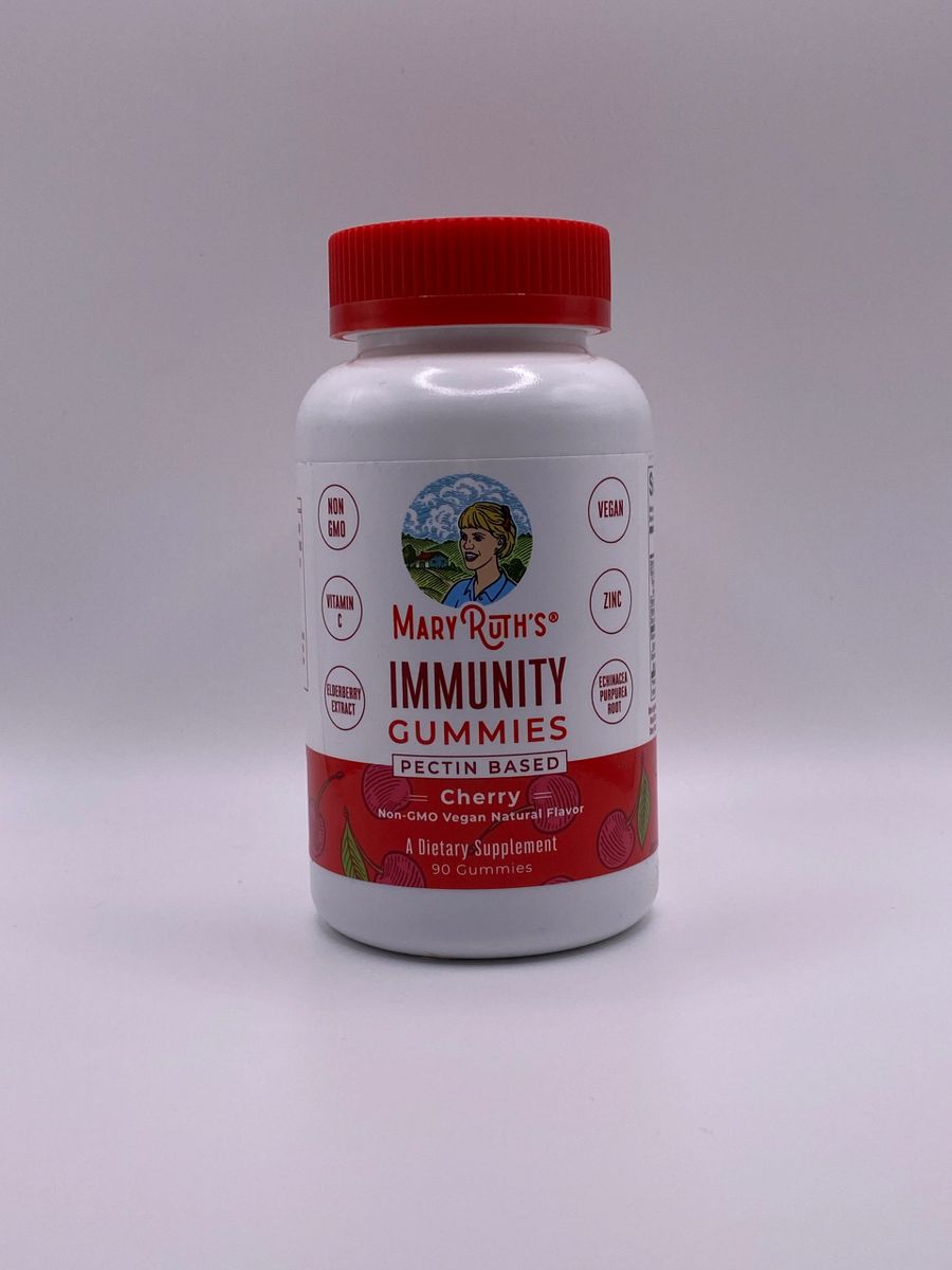 Mary Ruth's Immunity Cherry Flavored Gummies 90 Count