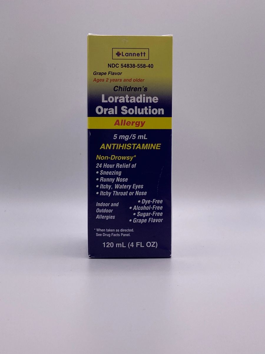 Children's Loratadine Oral Solution Allergy 5mg Antihistamine