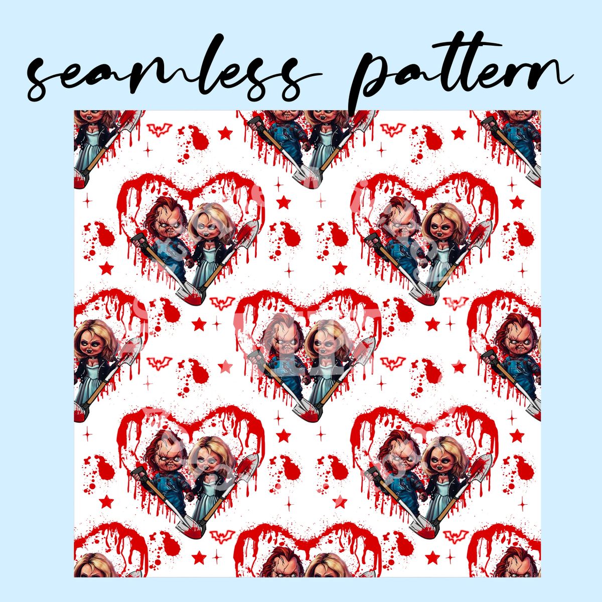 Chucky - Seamless Pattern