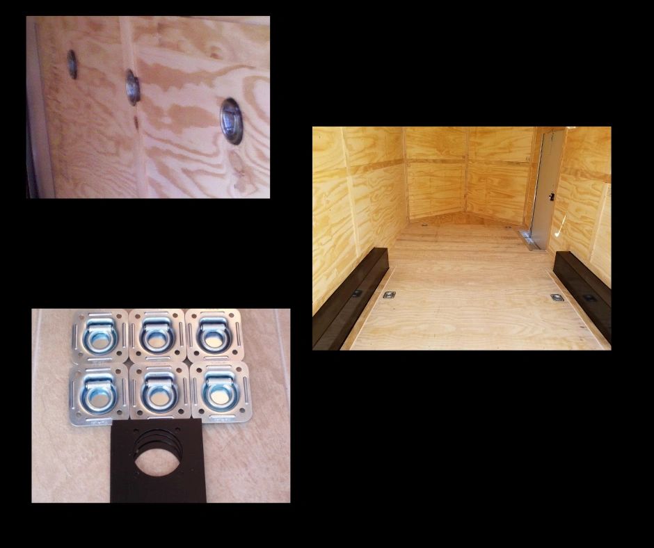 Interior Wall D-Rings Tie-Down Options