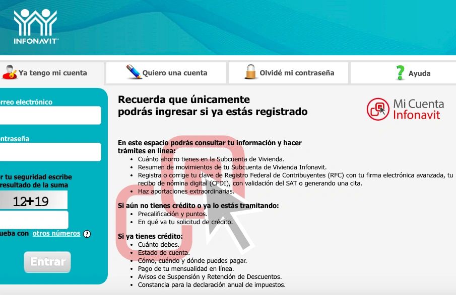 ¿Qué es mi cuenta INFONAVIT?