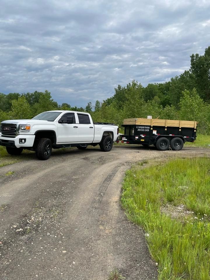 Dumpster Rental & Dumpster Pickup | Portage & Kalamazoo, MI | EZ Dump ...