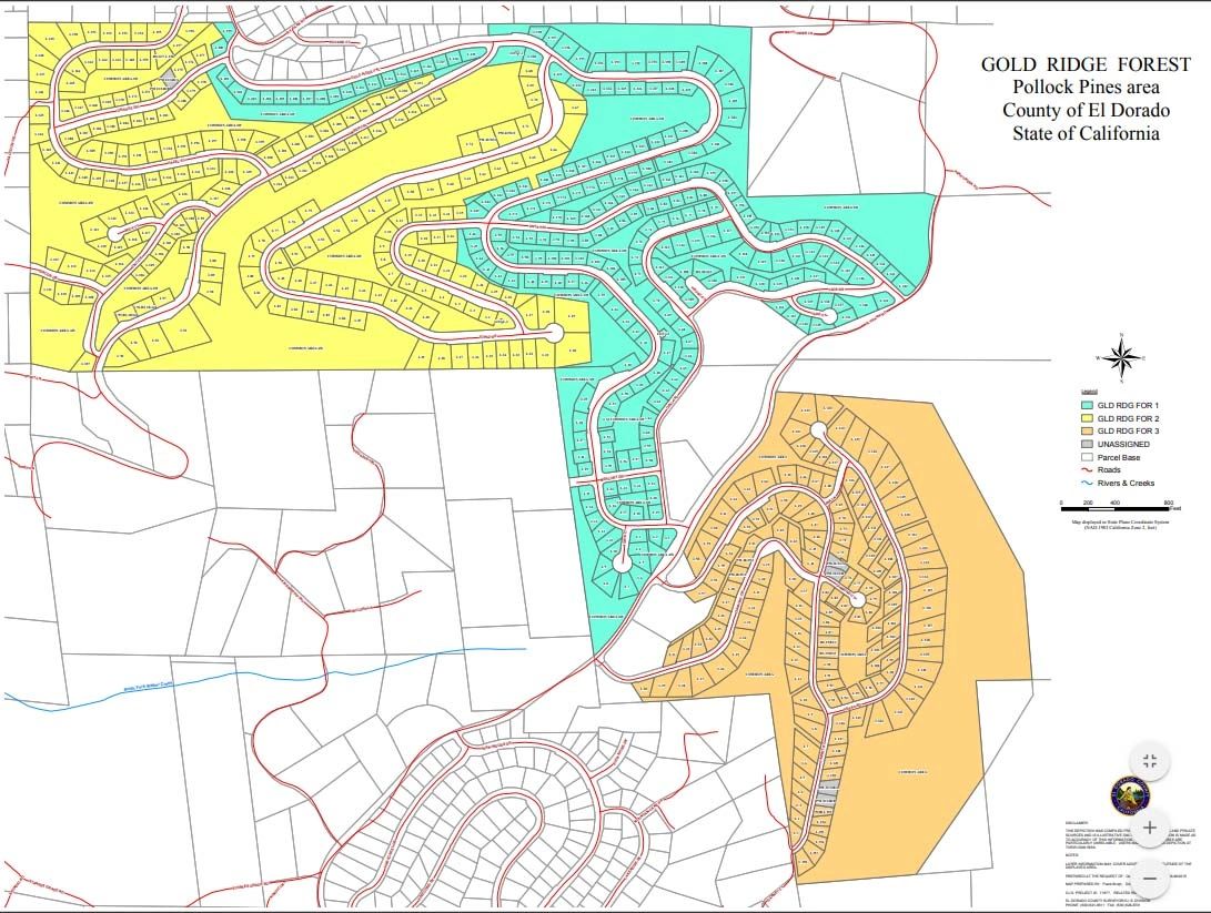 Sub Division Map | Gold Ridge Property Owners Association