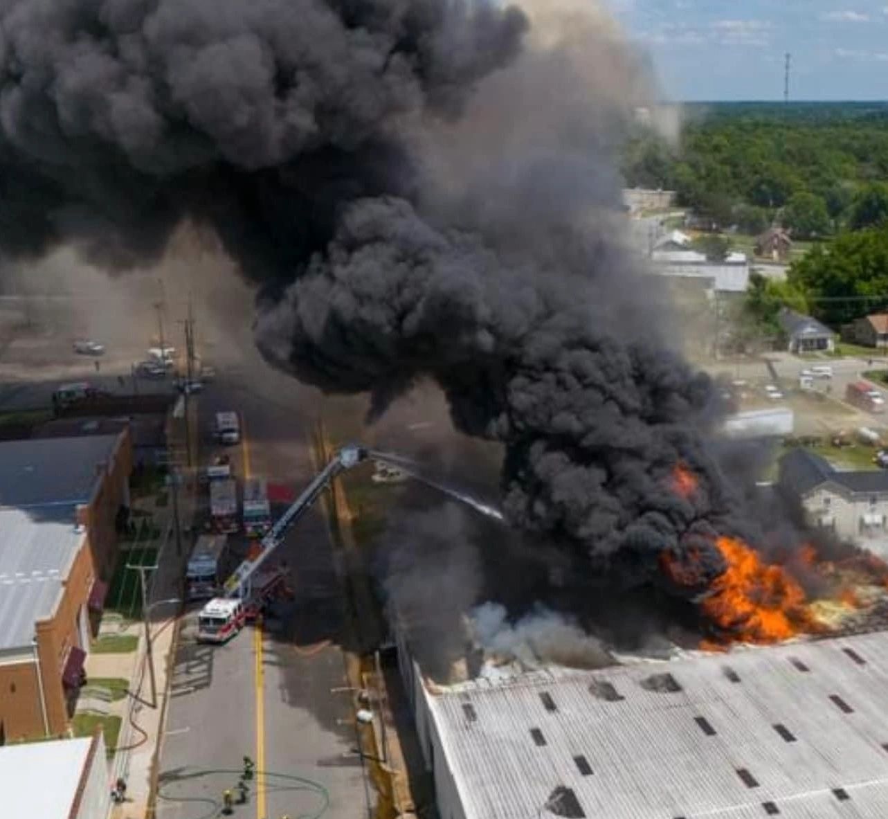 Structure Fire Nutrien Warehouse