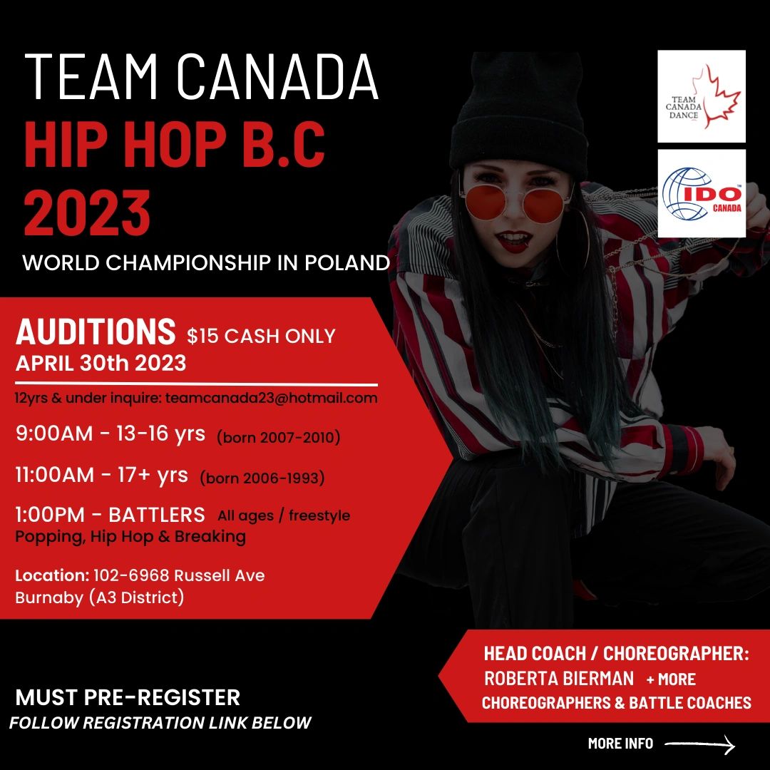 BC HIP HOP Auditions