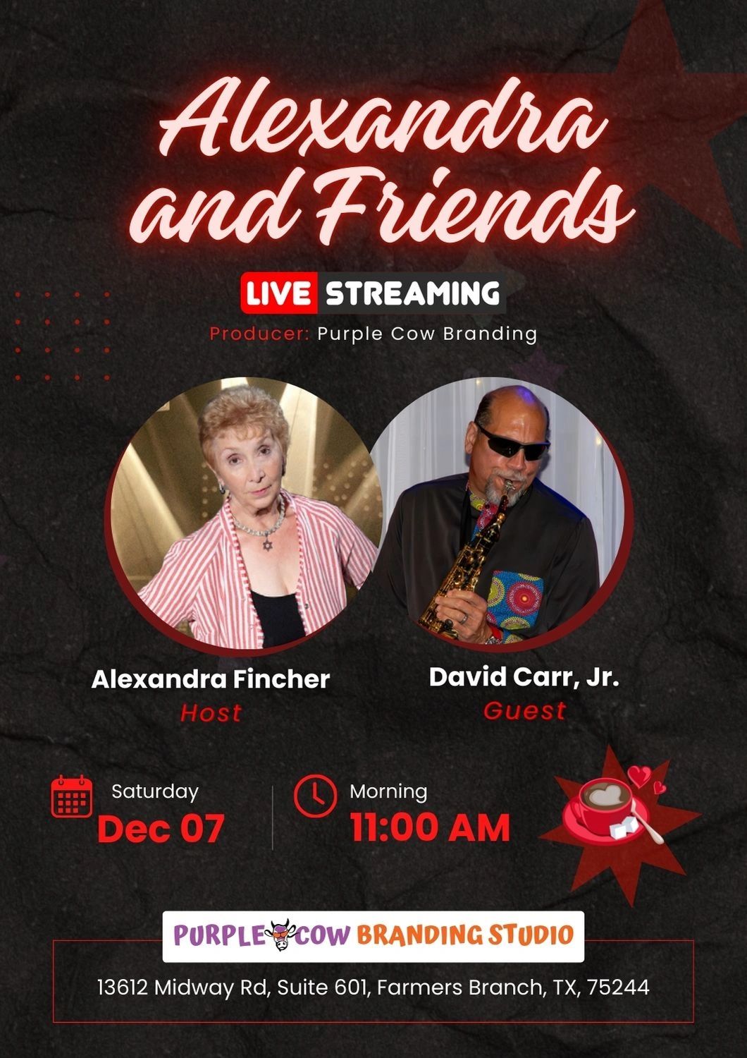 Live Podcast with David Carr, Jr. - December Alexandra and Friend