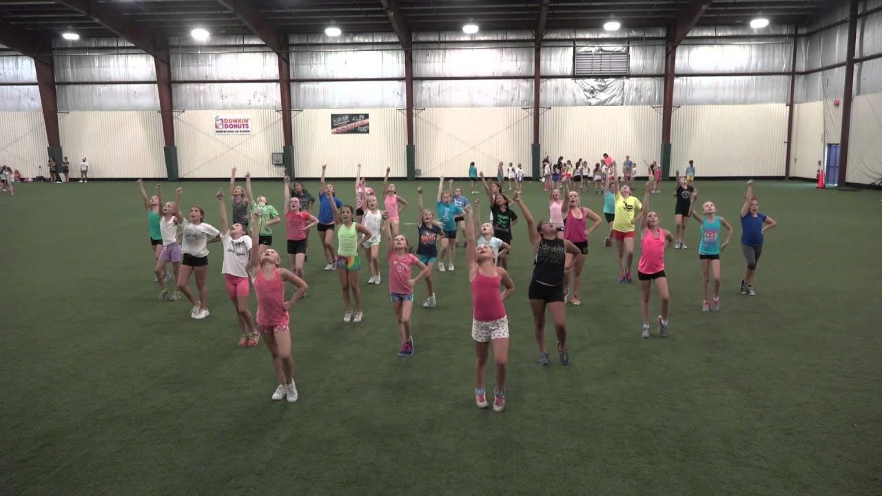 Cheerleading practice