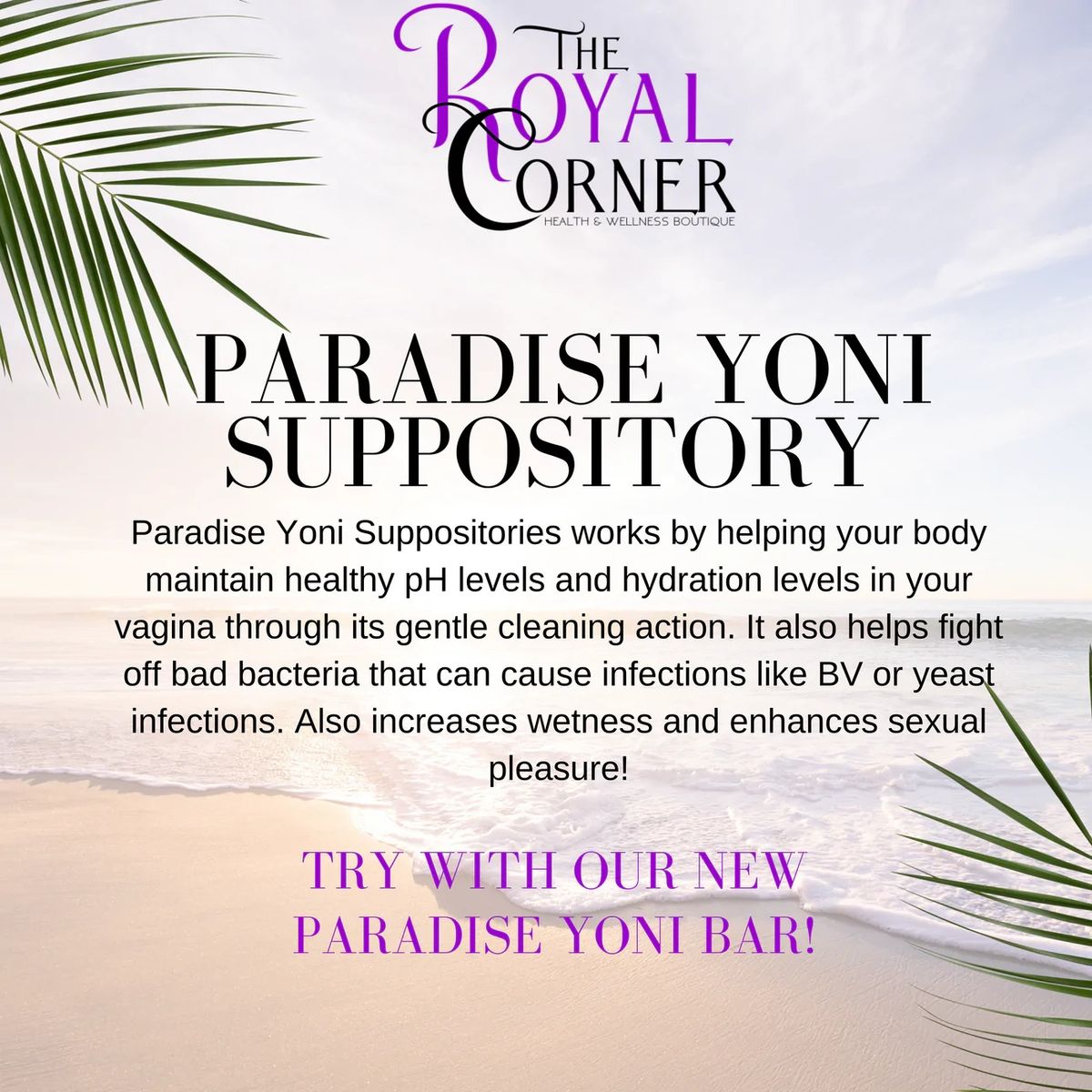 Paradise Yoni Suppository