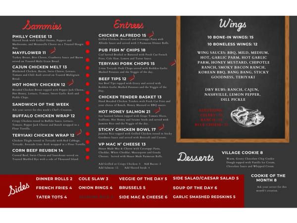 Menu's