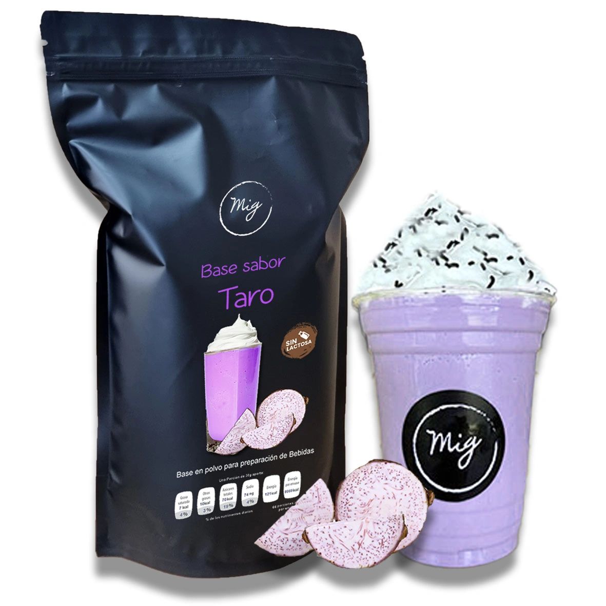 Base sabor Taro de 1kg
