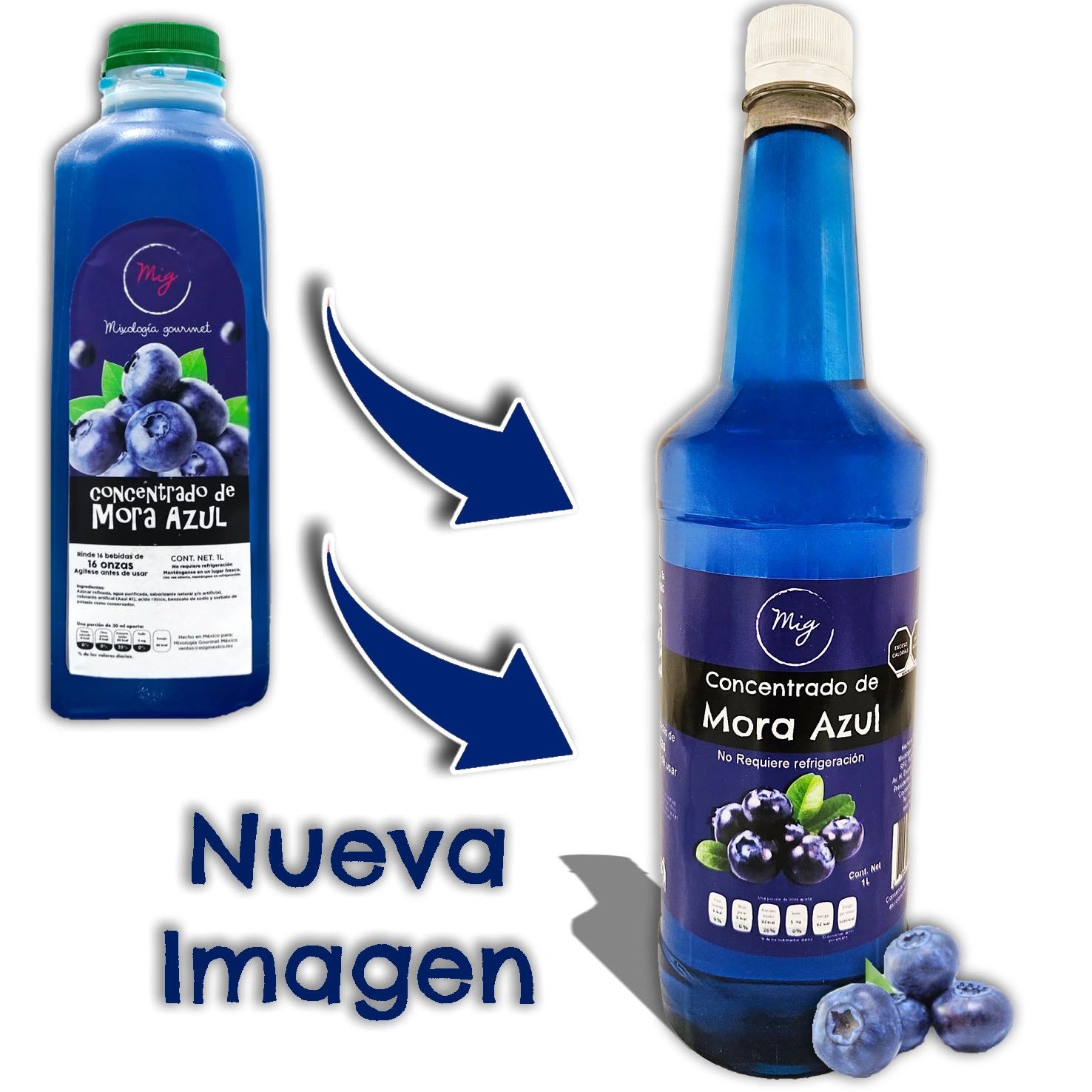 APRENDE A PREPARA UN SMOOTHIE DE MORA AZUL MIG