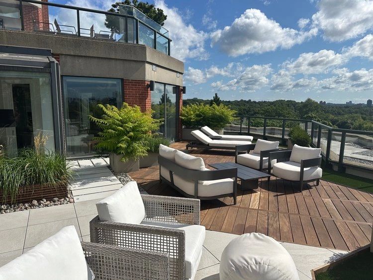 Condo Terrace design and landscaping in Toronto