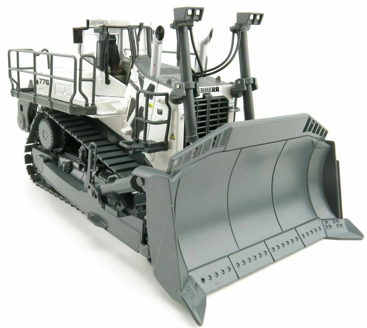 WSI 1:50 Scale Liebherr PR 776 Litronic Tracked Dozer with Ripper - White