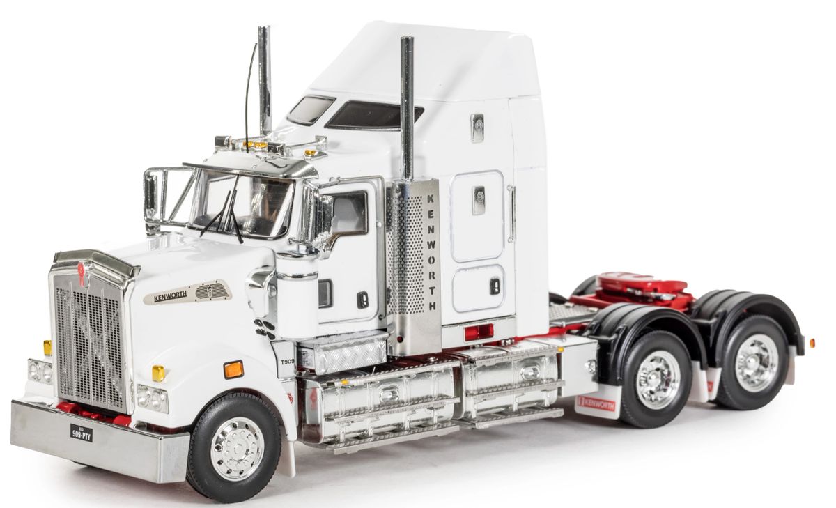 Drake 1/50 Kenworth T909 Prime Mover with Flaring & Aero Kit - White ...