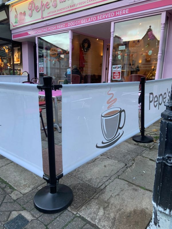 Cafe Barriers | A&M Sales & Marketing Ltd