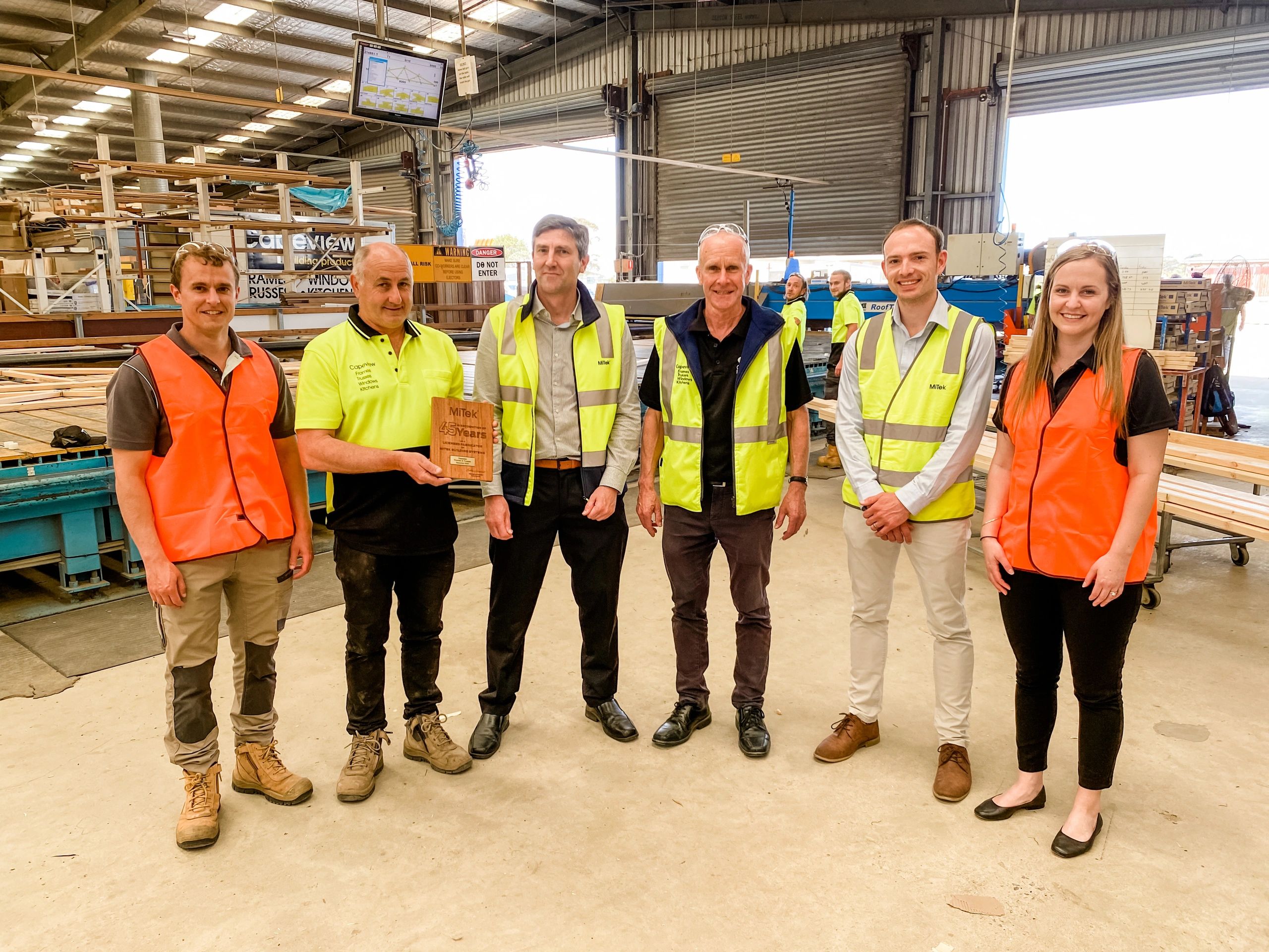 Celebrating 45 years working with MiTek