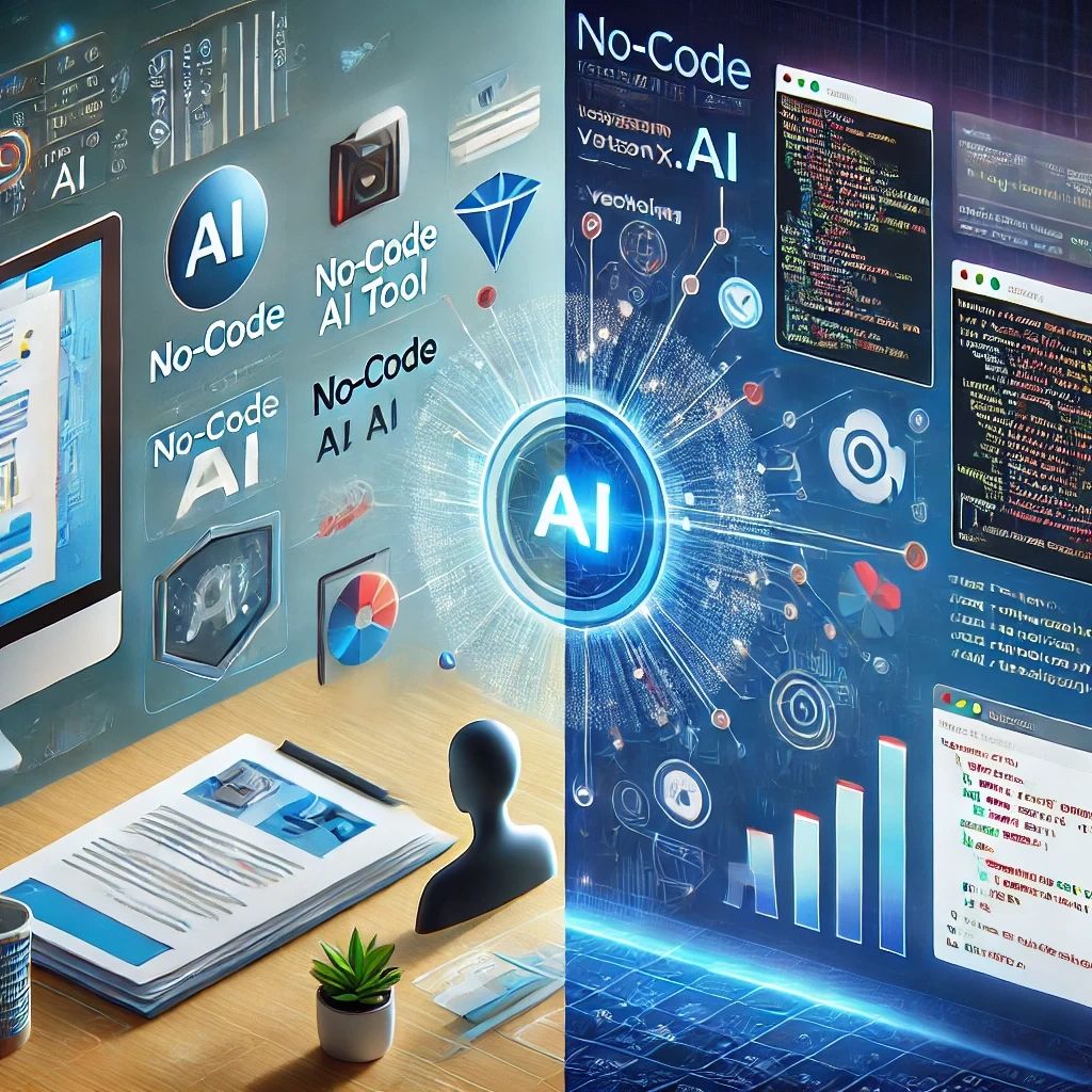 No-Code vs. Code: AI Development Paths