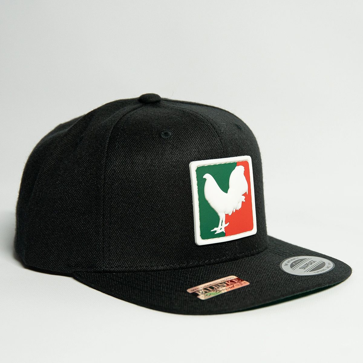 3D Square PVC Patch 31 Flat-Bill Classic Snapback Black
