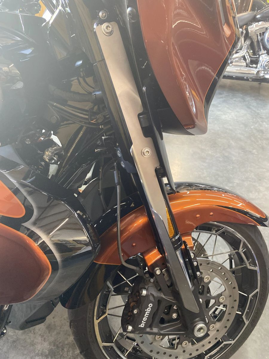 HDUpsideDN Fork wind Deflectors Gloss Black