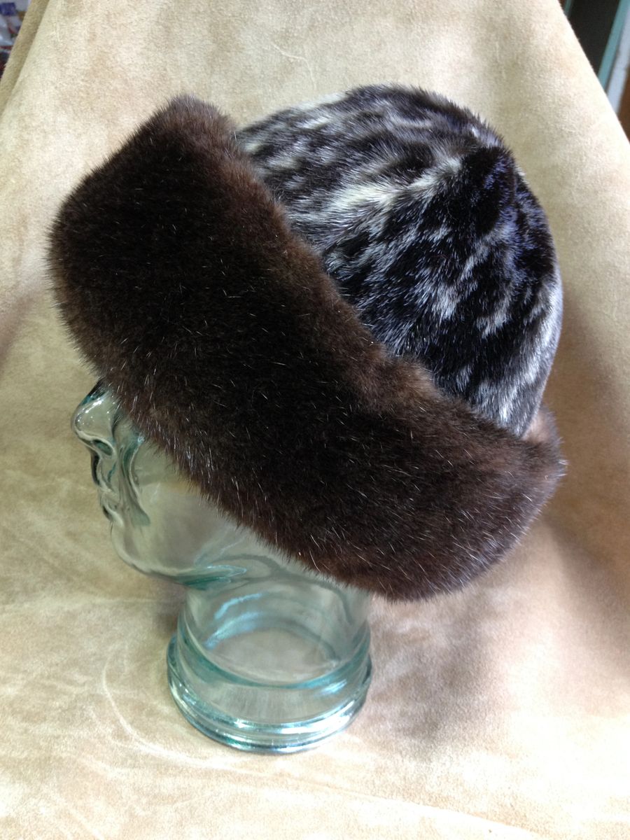 Seal Skin Sea Otter fur Hat cap CUSTOM