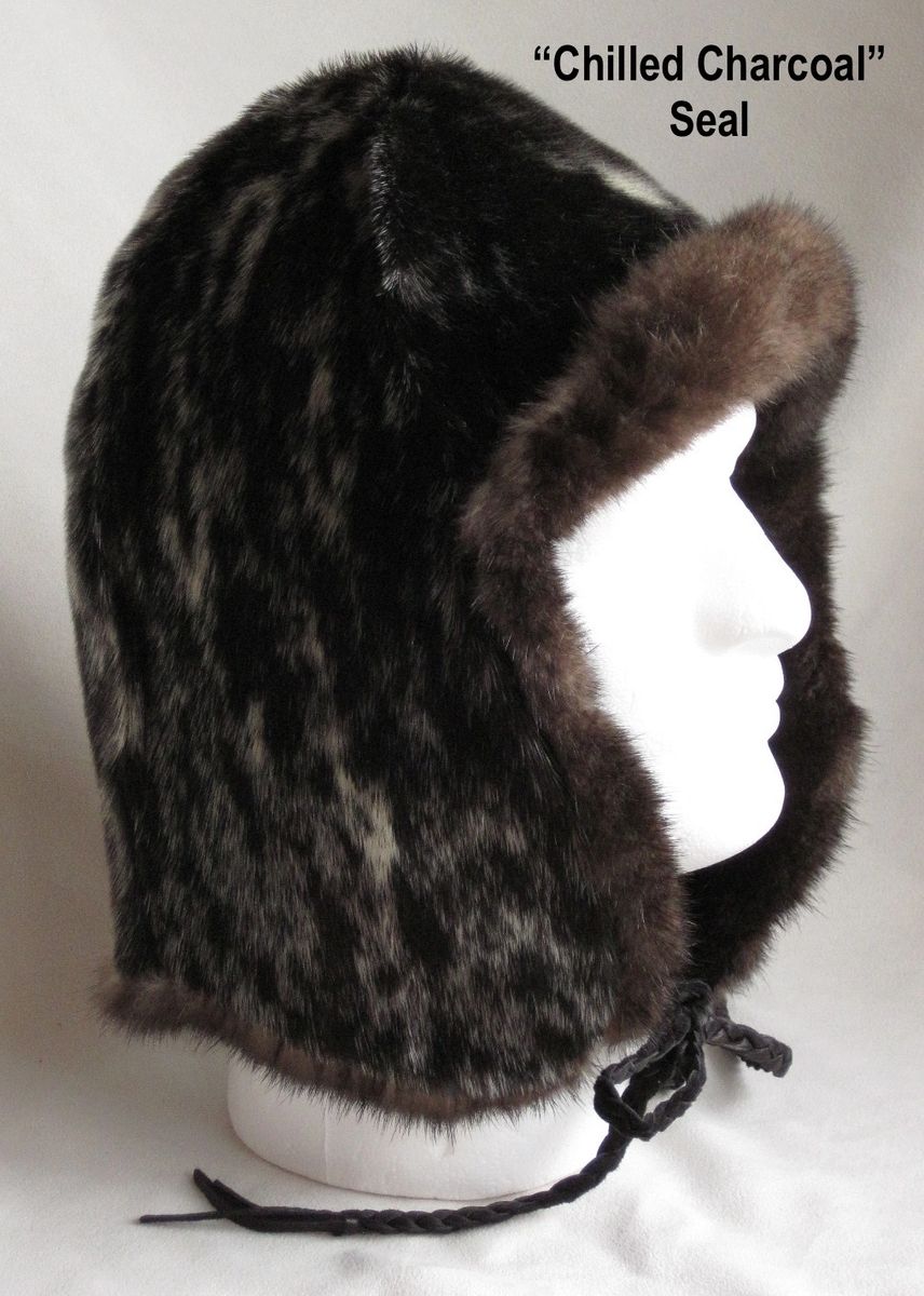 Sea Otter Seal or River Otter Hat Trapper Style Custom