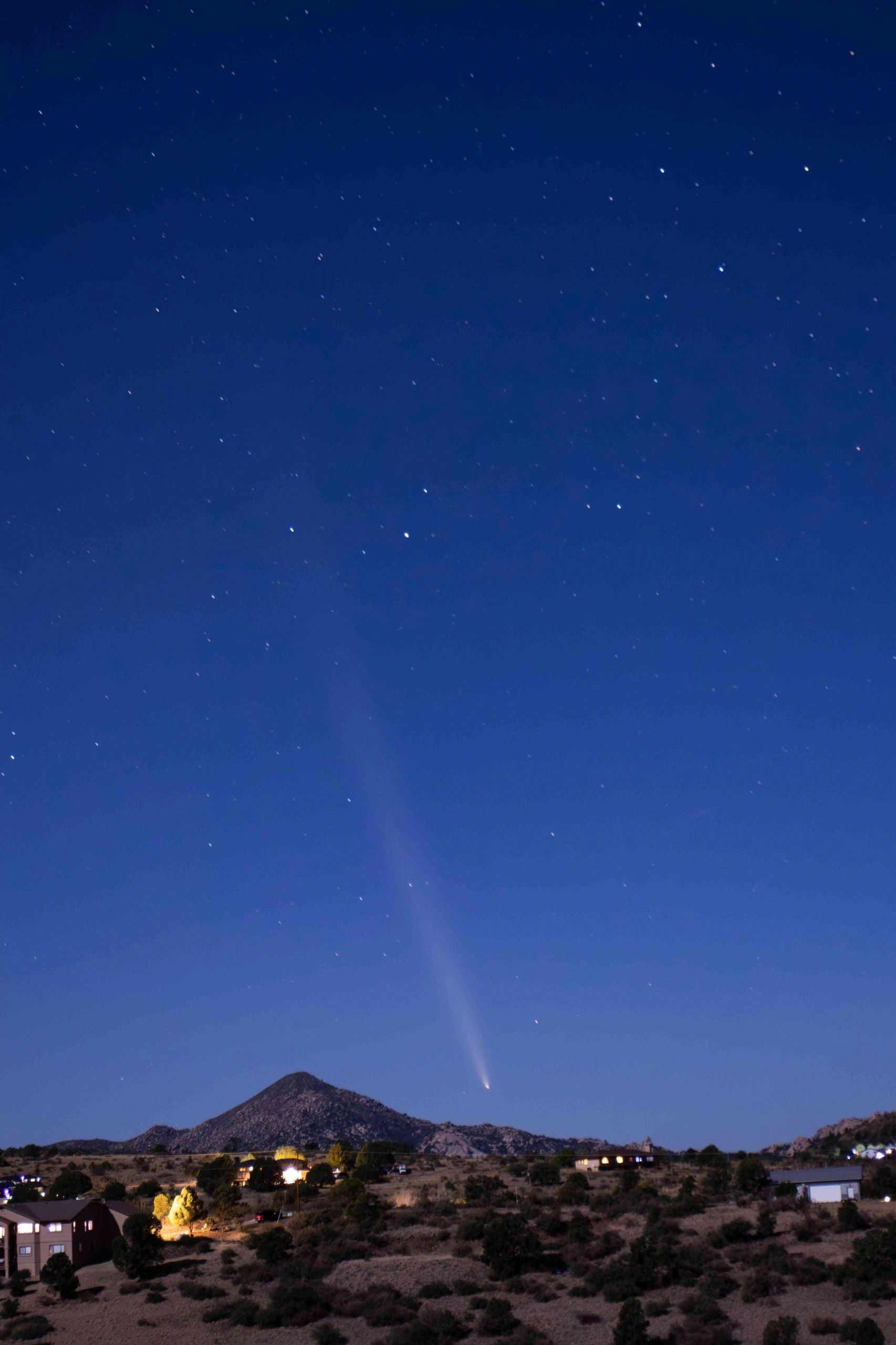 Tsuchinshan-ATLAS Comet Crosses Prescott- Once in 80,000 Years