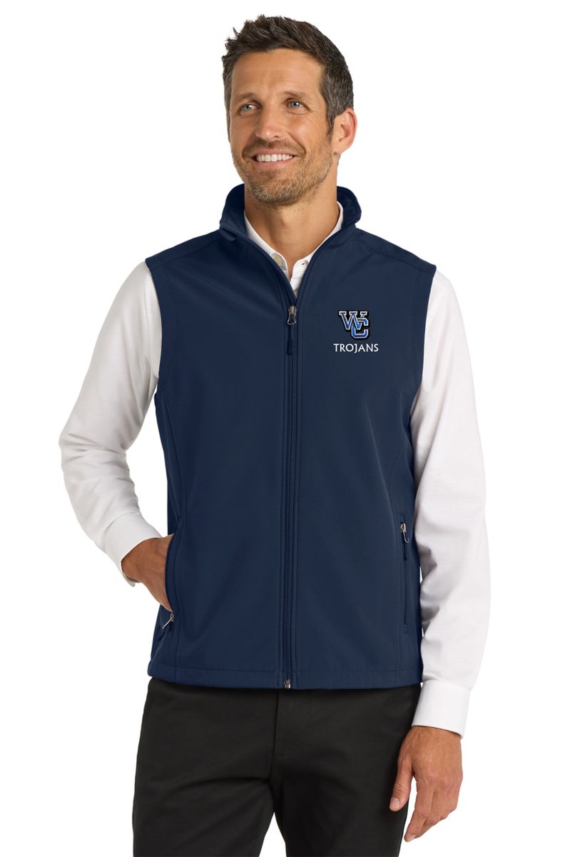 WC Trojans Core Soft Shell Vest