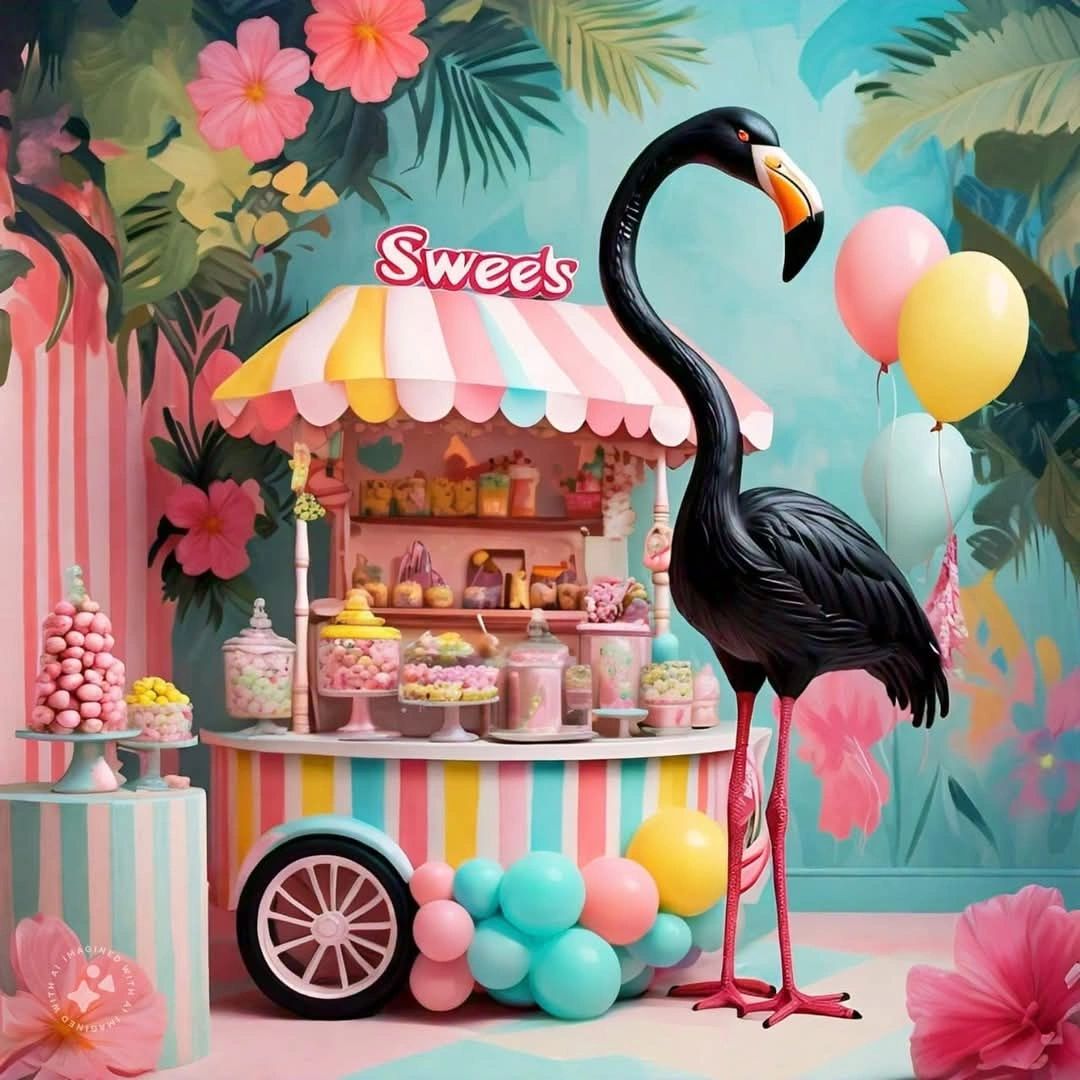 Black Flamingo Sweets