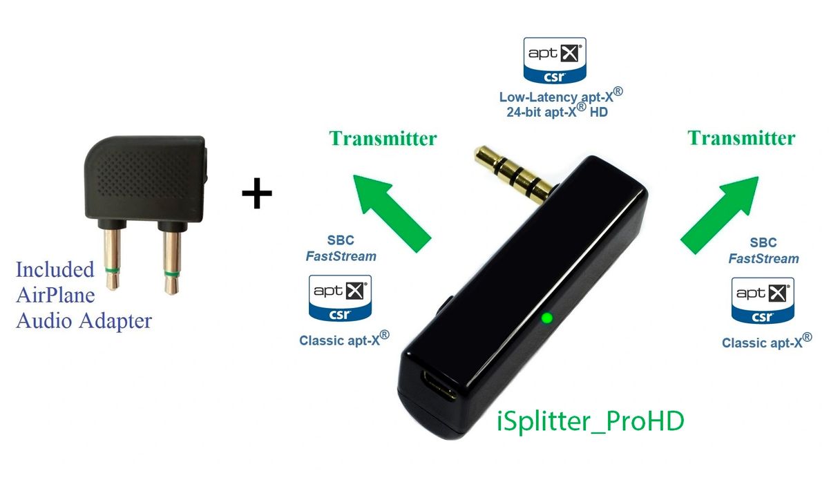 KOKKIA AirConnect_ProHD Low_Latency : Airplane in-Flight Bluetooth ...