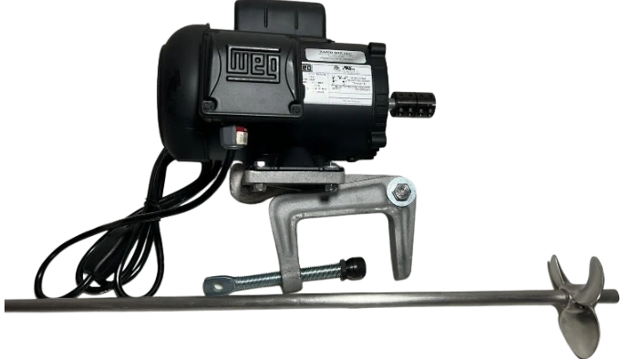 Agitator Mixer 1/2 HP Single Phase Direct Drive; Clamp Mount Mixer