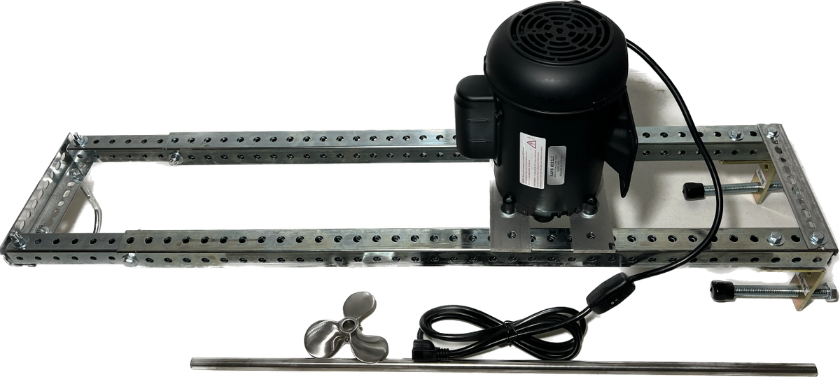 IBC Tote Mixer Agitator 1/2 HP Single Phase Direct Drive