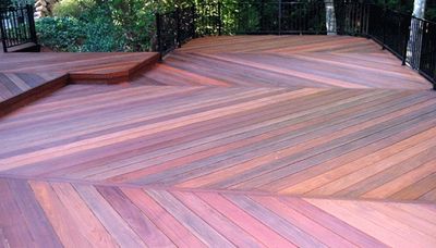 Epi Decking - Red Batu Decking - Red Balau Decking - Redwood Decking ...