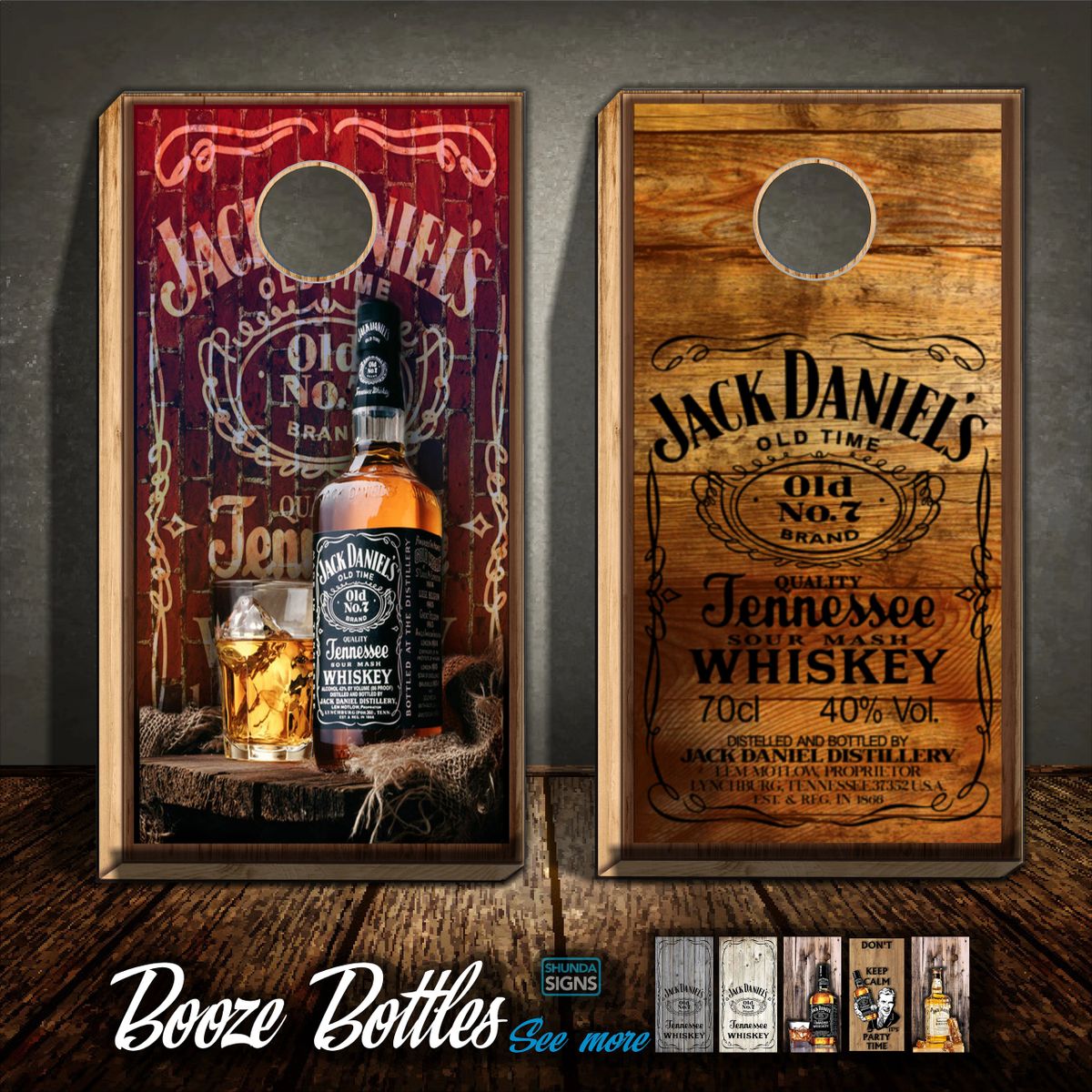 Whiskey Cornhole Wraps