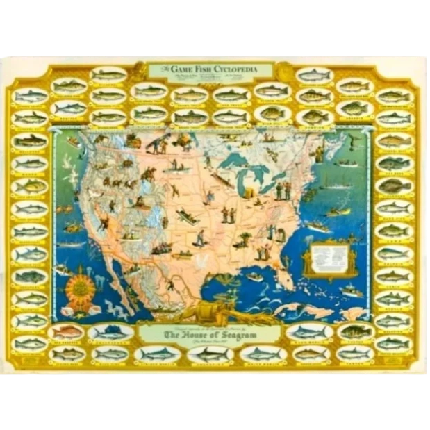 Game Fish Cyclopedia Poster