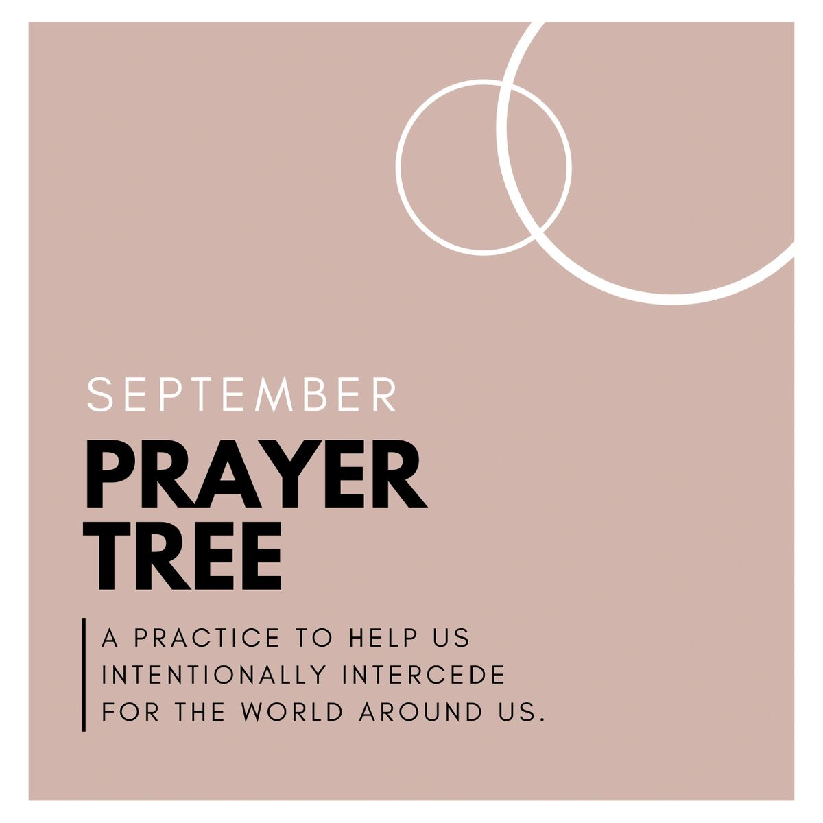 SEPTEMBER Prayer Tree